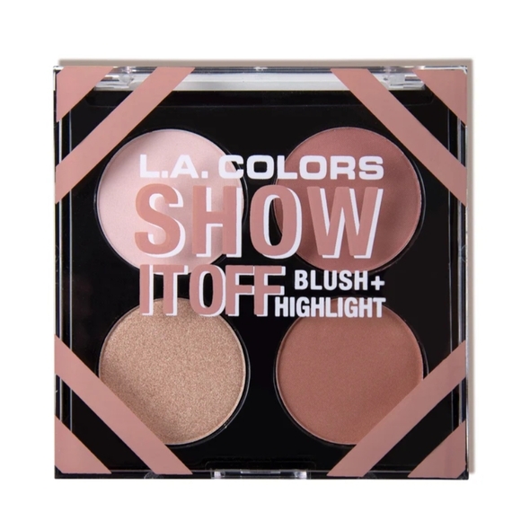 L.A. Colors | Makeup | La Colors Show It Off Blush Highlight Palette ...